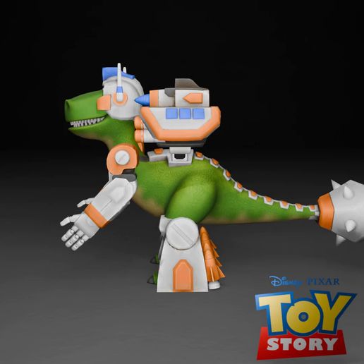 🦖 Mecha rex Toy story Collectible・ OBJ File for 3D printing・Cults