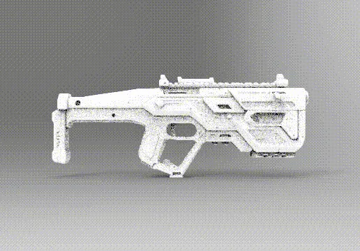 🦸 futuristic sci-fi bullpup assault rifle・ STL File for 3D printing・Cults