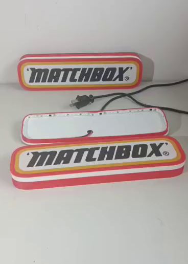 👫 MATCHBOX led sign・ 3MF File for 3D printing・Cults
