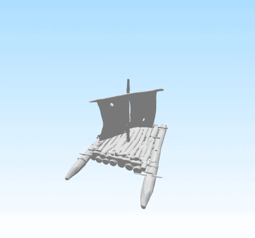STL file wooden raft ark 🪵 ・3D printer model to download・Cults