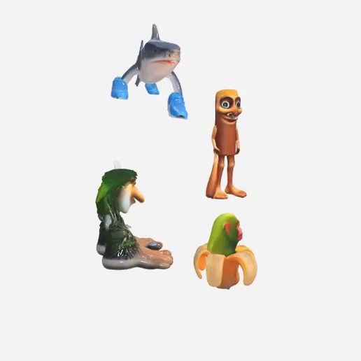 👾 Weird Meme Creatures Pack – 3D Printable Collection・ OBJ File for 3D ...