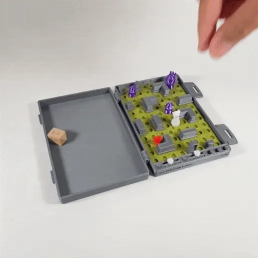 ♟ Pocket Dungeon (Solo Board Game)・ 3D File for 3D printing・Cults