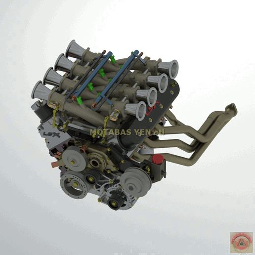 🚙 CHEVROLET LSX 454 ITB JENVEY - ENGINE・ STL File for 3D printing・Cults