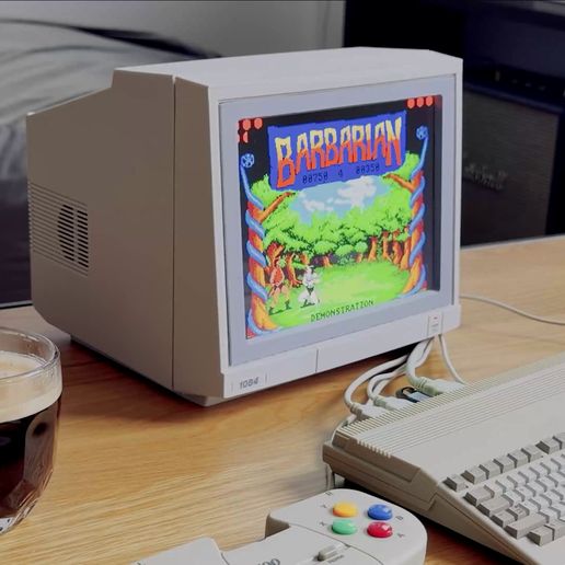 🕹️ Commodore 1084 Mini Monitor - Carcasa LCD para Amiga A500 Mini, C64 ...