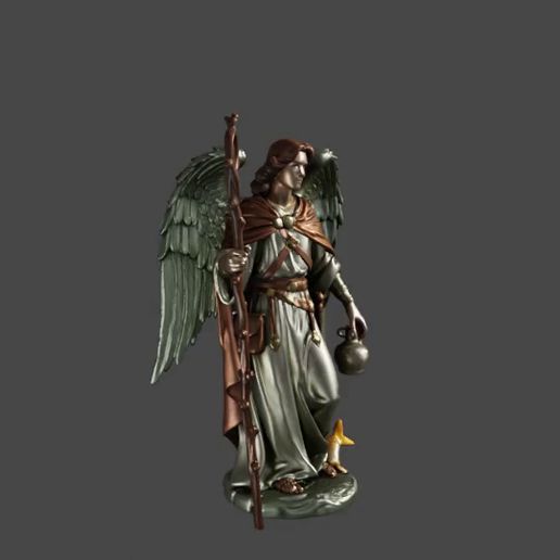 🎃 Archangel Saint Raphael・ STL File for 3D printing・Cults