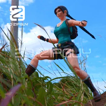 🦸 LARA CROFT - articulated ACTION FIGURE・ STL File for 3D printing・Cults