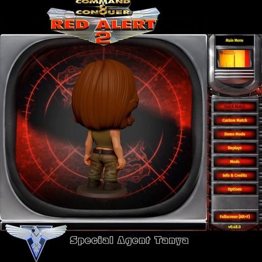 👾 Special Agent Tanya from red alert2・ STL File for 3D printing・Cults