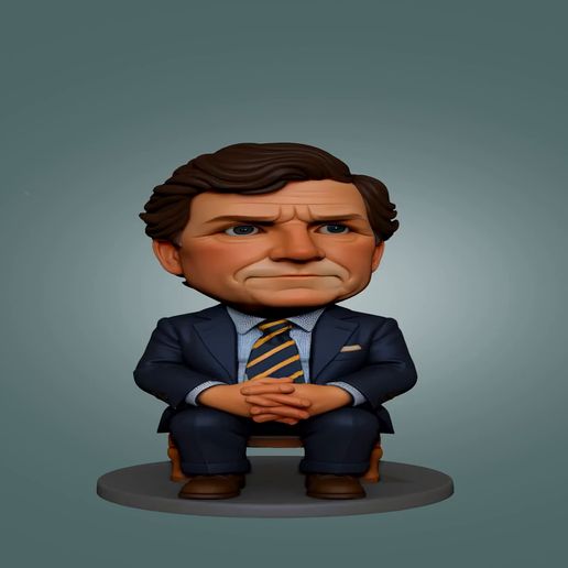 🎨 Tucker carlson・Free STL File for 3D printing・Cults