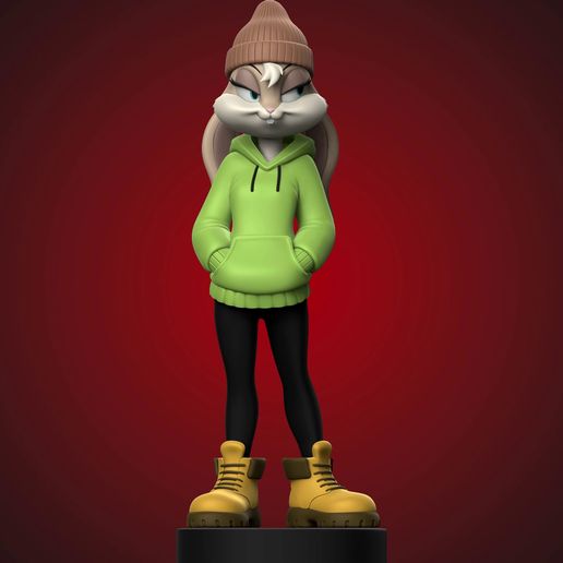 👾 Urban Lola Bunny - Looney Tunes・ 3D File for 3D printing・Cults