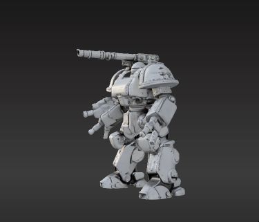 👽 Futurista Mini Mech - Cockpit Walker con misiles de carga STL・Archivo ...