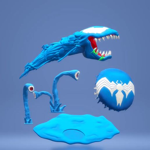 🦸‍♂️ Venom - Gamerverse Battle FX (MvC)・ STL File for 3D printing・Cults