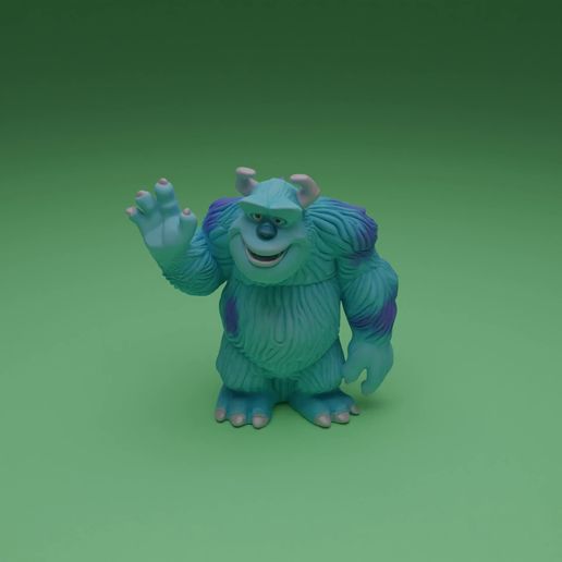 👹 SULLIVAN MONSTER INC・Archivo STL Gratis para Impresión 3D・Cults