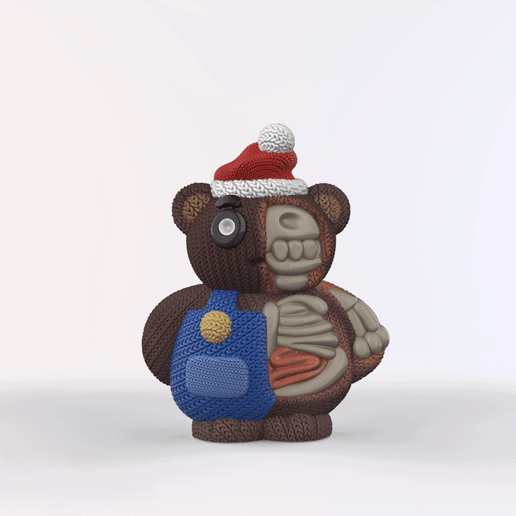 STL file Knitted Dead Teddy 😵 ・3D printable design to download・Cults