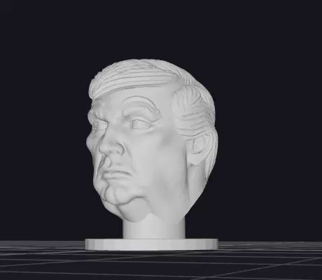 🗿 headset holder trump・Free STL File for 3D printing・Cults