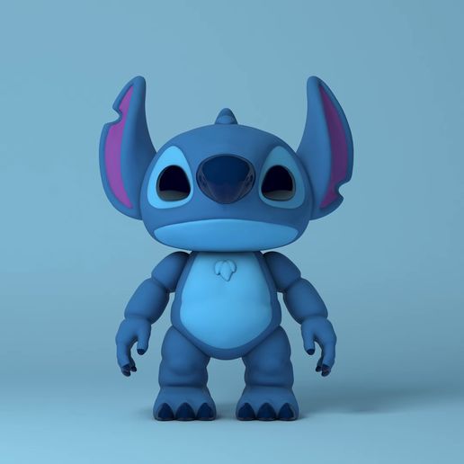 🆓 Stitch multicolor 3MF・Free 3D File for 3D printing・Cults