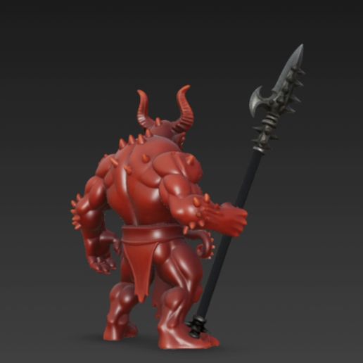 😈 Bearded Devil - Infernal Enforcer (Dungeons & Dragons)・ STL File for ...