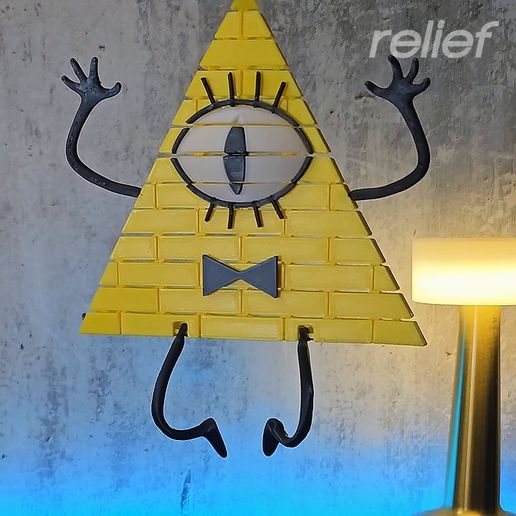 👾 Bill Cipher Flexi Model – Classic & Evil - Articulated (Gravity Falls ...