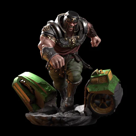 🎨 Fan Art - RAM MAN from MOTU - Statue・ STL File for 3D printing・Cults