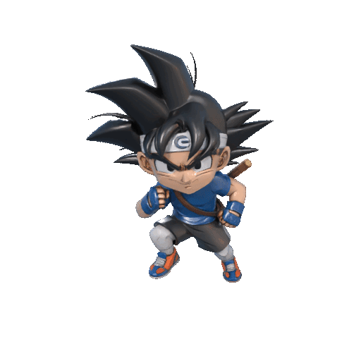 👾 goku urban chibi・Archivo STL Gratis para Impresión 3D・Cults