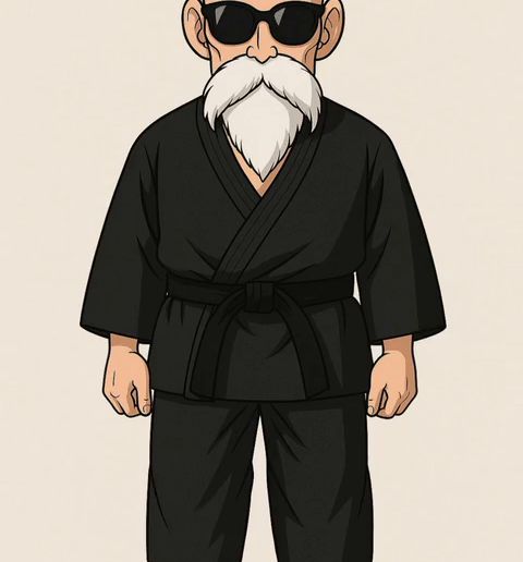 🎨 JIUJITSU / MASTER ROSHI BLACK BELT/ FAN ART / TOY ART・ STL File for ...