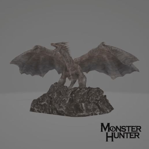 Archivo STL MONSTER HUNTER KUSHALA DAORA FIGURE 👹 (OBJ)・Modelo de ...