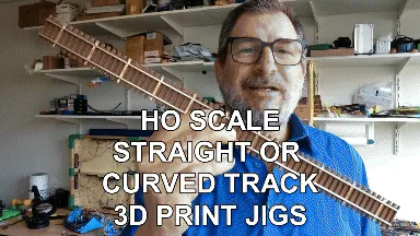 🚆 HO Scale Model Train Straight Hand Built Tracks Jigs & Tools・ STL ...