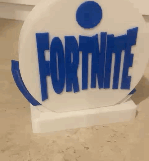 STL file Fortnite Logo Spardose 🪞 ・Design to download and 3D print・Cults