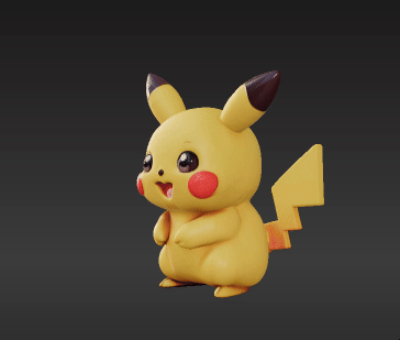 🌩️ Chibi Lightning Creature with Raised Tail – Easy 3D Print Model・ STL ...