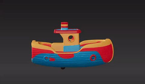3D file TOY Boat STL GLB for 3D Printer 🛥️ ・3D print design to download ...
