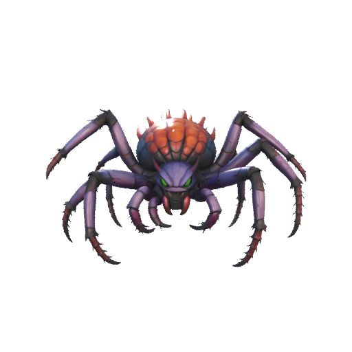 🕷️ 2408 Mutant Spider - Color 3D Model, Halloween, magic, spider, mask ...