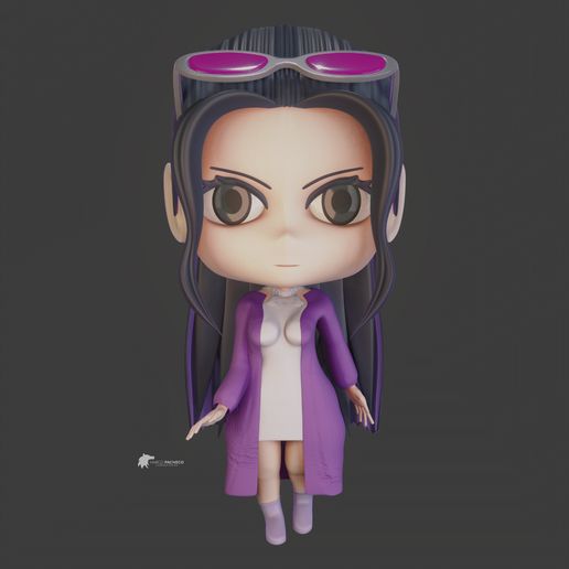 STL file Nico robin One piece Keychain (Stampede outfit) 🗝️ ・3D ...