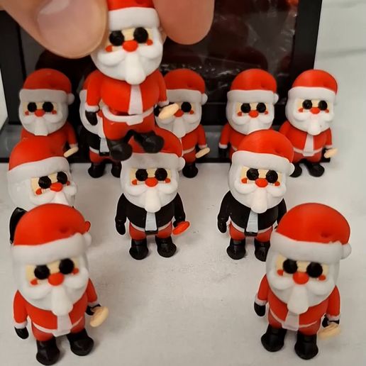 🎅 Flexi Santa Claus – Articulated, Posable Holiday Toy - 3D Printable ...