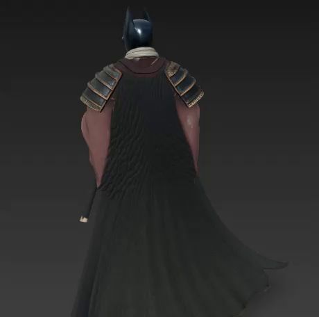 🗡️ Batman Mask Japanese Samurai Battle Warrior・ STL File for 3D ...