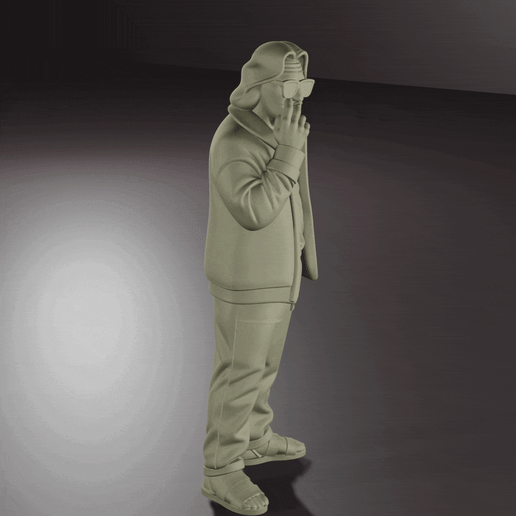🎬 The Dude Big Lebowski Model・ STL File for 3D printing・Cults