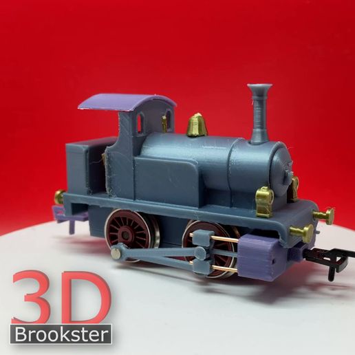 ⚡ NWR Industrial 0-4-0: 00 Gauge Electric Locomotive・ 3D File for 3D ...