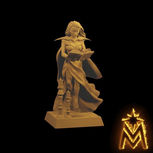🧝 High Elf Mage | 32mm Scale Presupported Miniatures・ STL File for 3D ...
