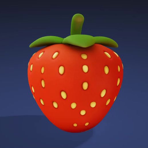 🍓 Strawberry・ STL File for 3D printing・Cults