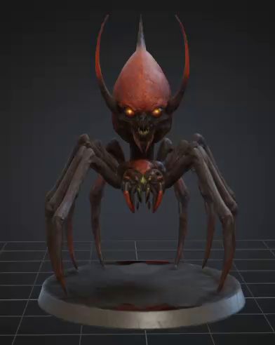 Free STL file Demon doom spider 🕷️ ・Design to download and 3D print・Cults