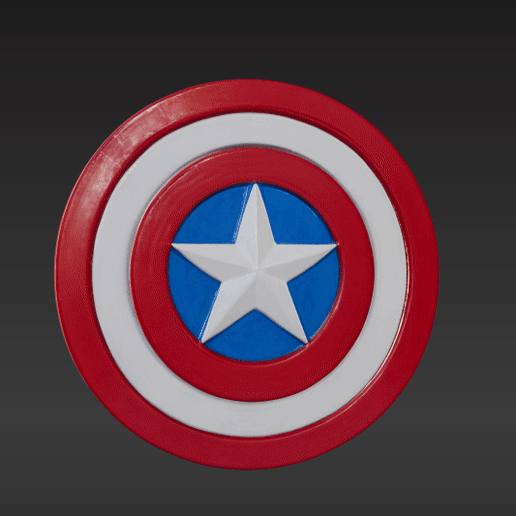 🛡️ Mini Captain America Shield – Chibi Proportions & Print-Friendly ...