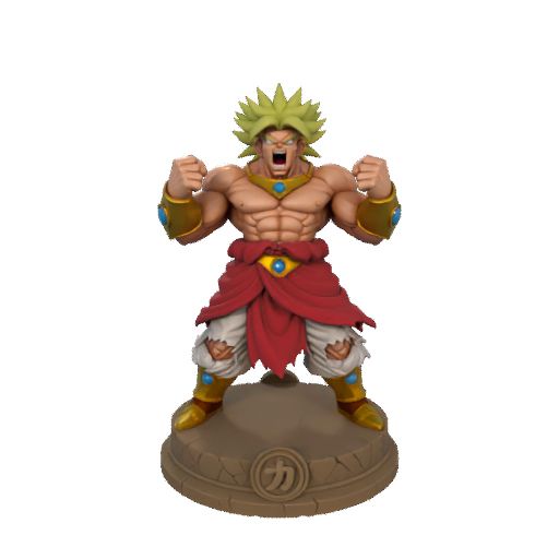 🐉 Broly – The Legendary Super Saiyan 3D Model・ STL File for 3D printing ...