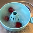 🥣 Spiral Fruit Washing Bowl・ STL File for 3D printing・Cults