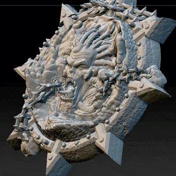 Free STL file Eater of Planets / Angry Ron Objective Marker 😡 ・3D ...