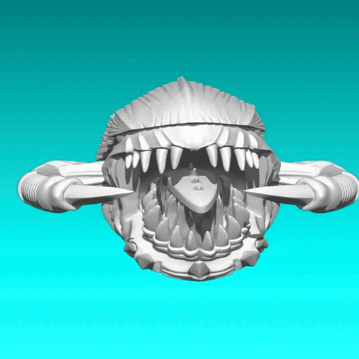 🛰 The head of TRYGON THE SPACE INSECT (TYRANIDE)・Free STL File for ・Cults