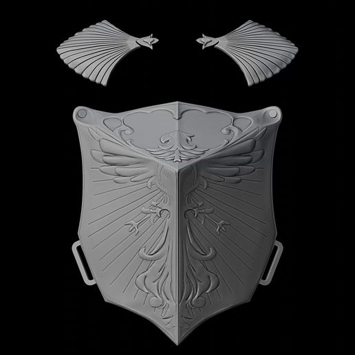 3D file Louis Guiabern - Chest Plate and Shoulders - Metaphor ...