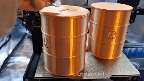 STL file Toxic Waste Barrel Coin Bank 🪙 ・3D print design to download・Cults