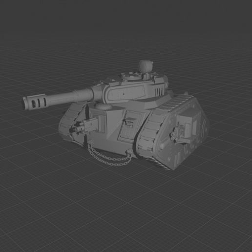 🪖 Leman Russ Battle Tank・ STL File for 3D printing・Cults