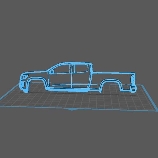 STL file Chevrolet - Colorado 2021 🚙 ・3D printer design to download・Cults