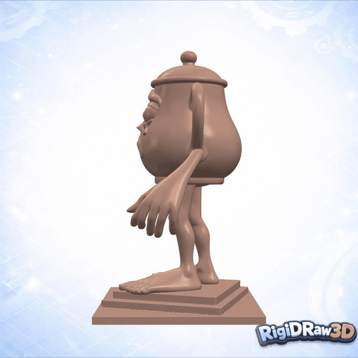 😭 Sad Crying Stone Teapot Character – RDW3D-4YO9T・ STL File for 3D ...