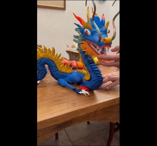🐉 Articulated Dragon. Tian Long. 天龙. Giant Articulated Dragon. Sky ...