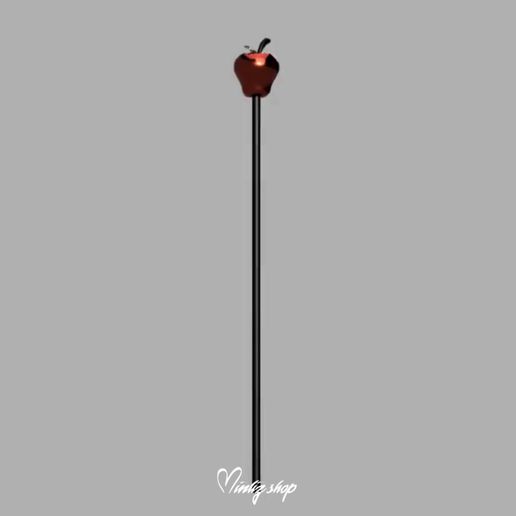 🏨 Hazbin Hotel Lucifer Morningstar Apple Cane Staff・ 3D File for 3D ...